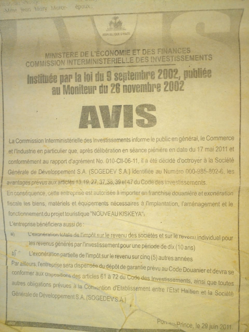 Nouveau Kiskeya 2023 - Haitian Development Network Foundation